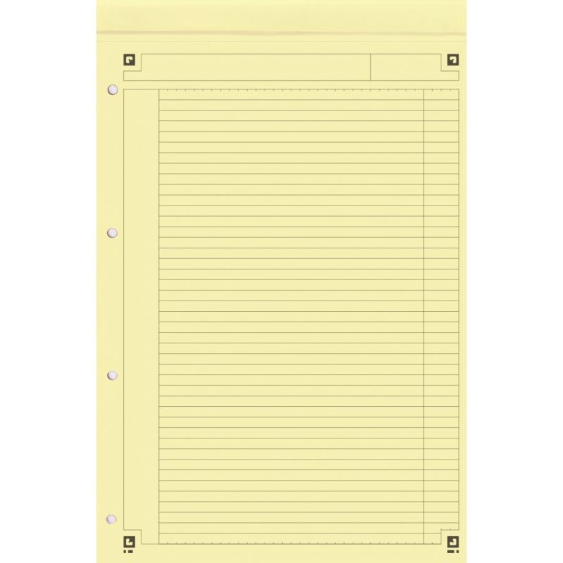 Bloc NOTEPAD 80 feuilles jaune | MilBulles