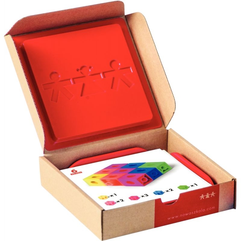 Boite de 24 fiches d'activités pour le jeu de construction cubes ...