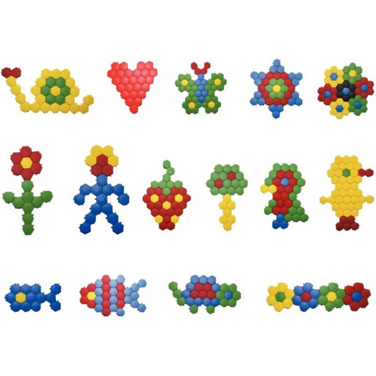 Jeu HEX-FLEX 200 pièces + 14 fiches | MilBulles