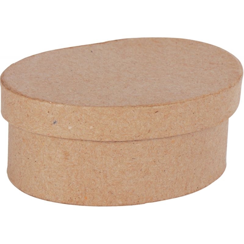 Lot de 10 boîtes en carton à décorer forme ovale | MilBulles