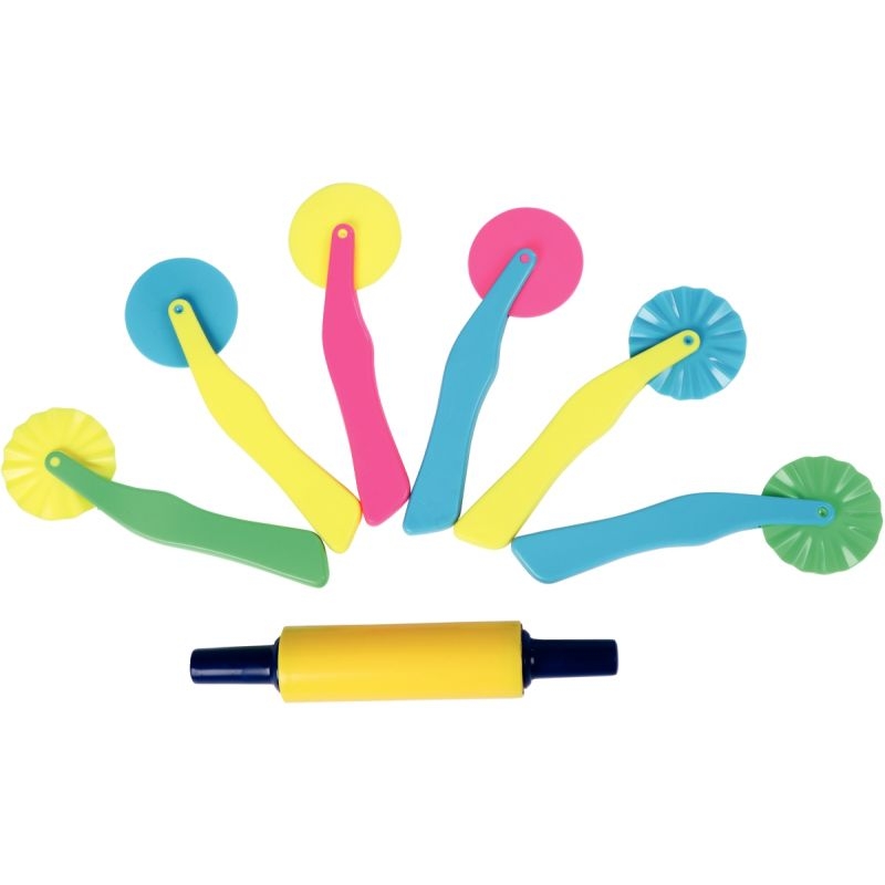 Lot de 6 roulettes pour pâte à modeler | MilBulles