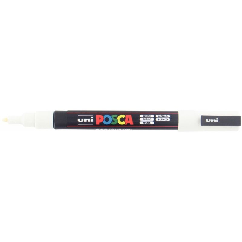 Marqueur pointe fine conique blanc | MilBulles