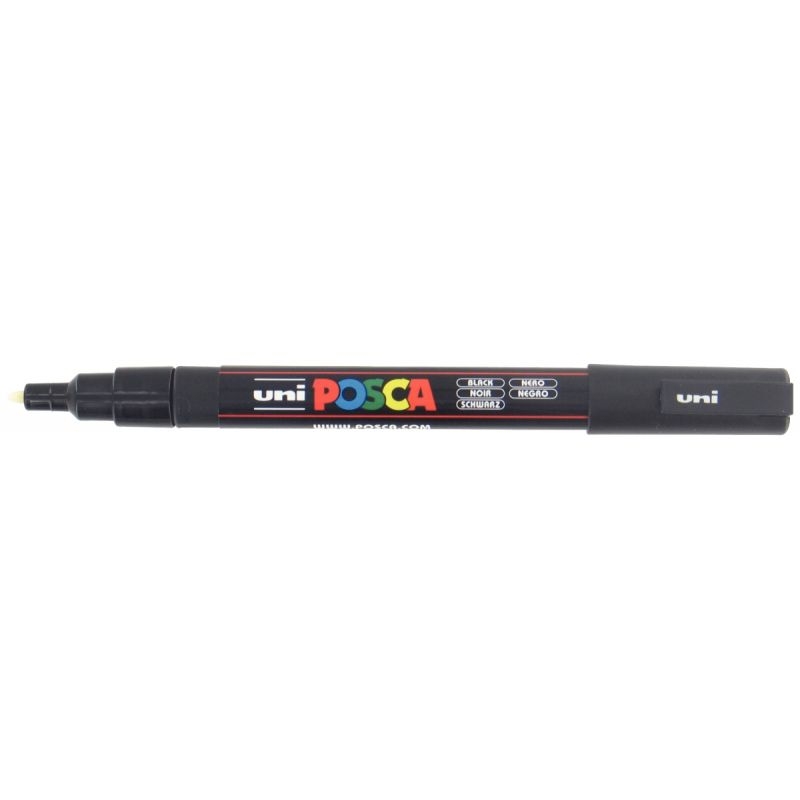 Marqueur pointe fine conique noir | MilBulles