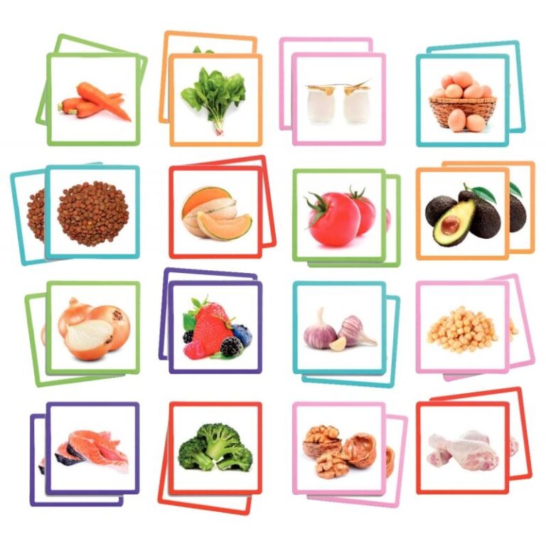Maxi mémo les aliments | MilBulles