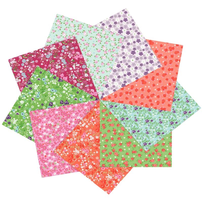 Pochette de 60 feuilles Origami Liberty 20 x 20 cm | MilBulles