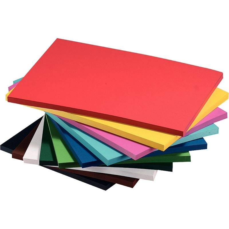 Ramette de 500 feuilles papier couleur 160g A4 coloris assortis | MilBulles