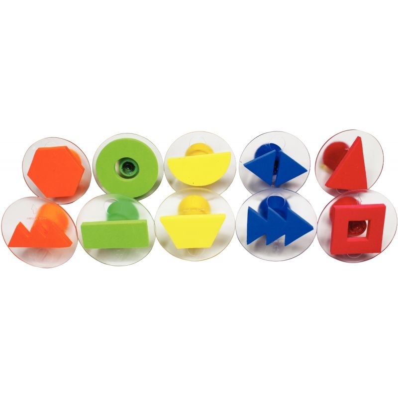 Set de 10 tampons D. 7,5 cm EVA les formes | MilBulles