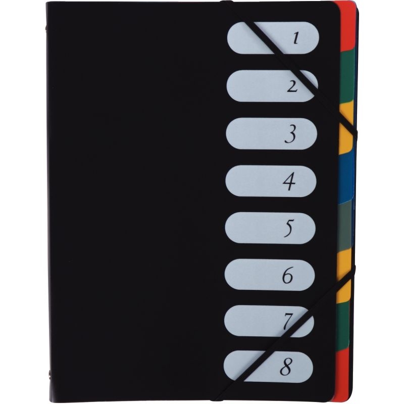 Trieur 8 compartiments coloris noir | MilBulles