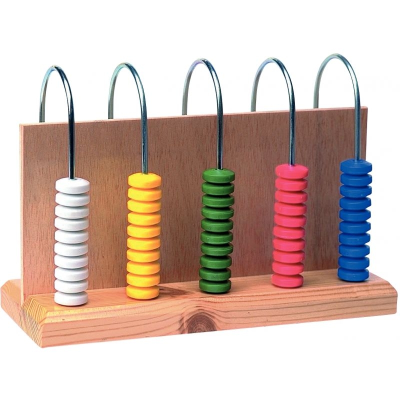 Abaque 5 colonnes en bois | MilBulles